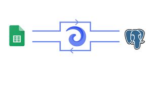 Sync data from Google Sheets to PostgreSQL database in real-time